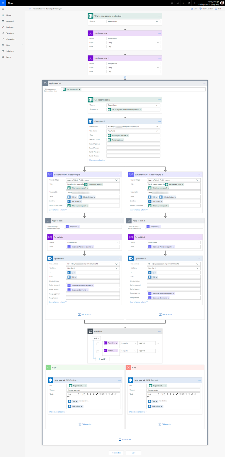 Parallel Approvals using Microsoft Flow, Forms & SharePoint – Randy Drisgill – Blog Archive